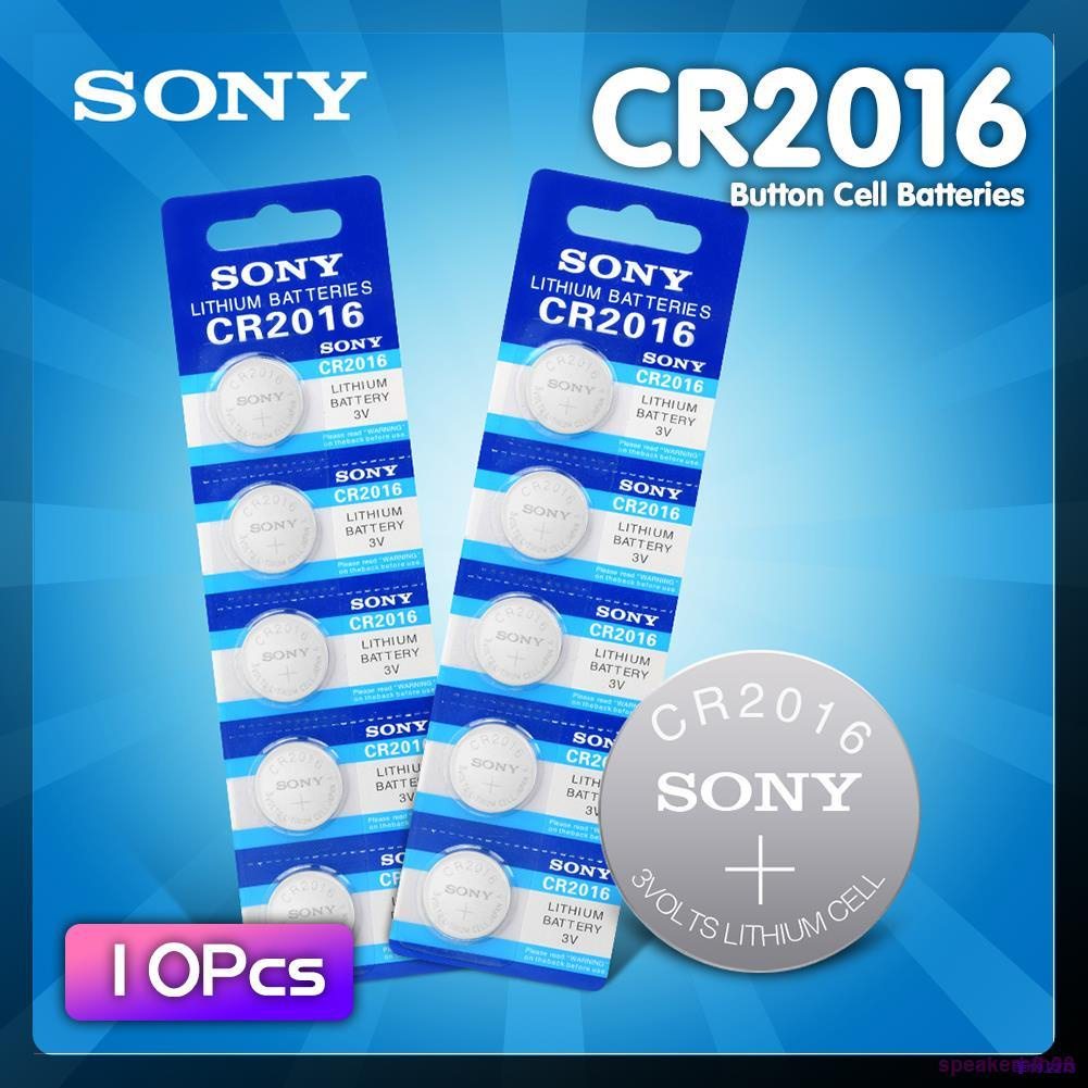 Sony CR 2016 3V แบตเตอรี่ลิเธียมเซลล์แบบเหรียญ DL2016 KCR2016 CR2016 LM2016 BR2016 ความหนาแน่น ...
