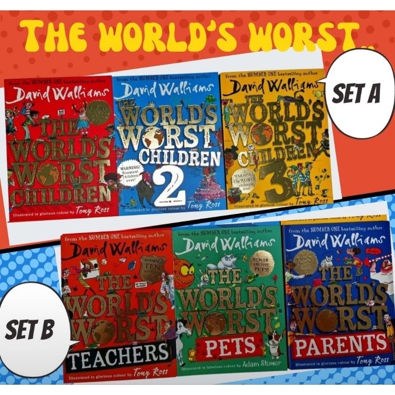 หนังสือชุด The World’s Worst... by David Walliams หนังสืภาษาอังกฤษ ...