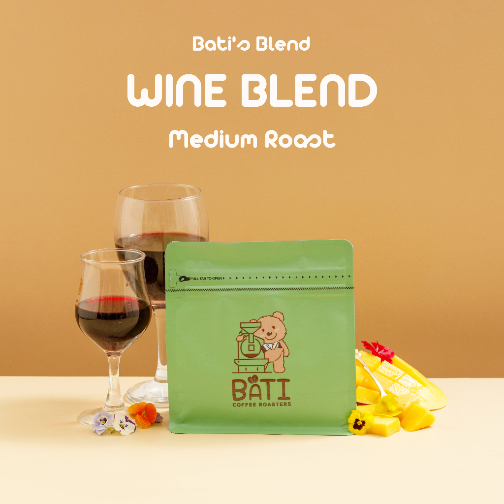 Bati Coffee Roasters เมล็ดกาแฟ คั่วกลาง - BATI'S WINE BLEND【Thai ...