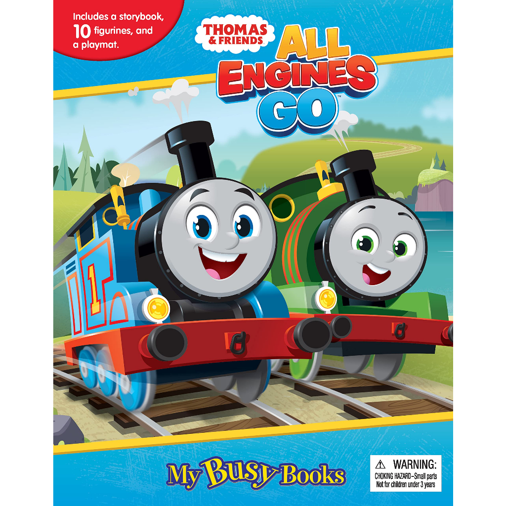 My Busy Book:Thomas & Friends All Engines Go หนังสือเด็ก รถไฟโทมัส Box ...