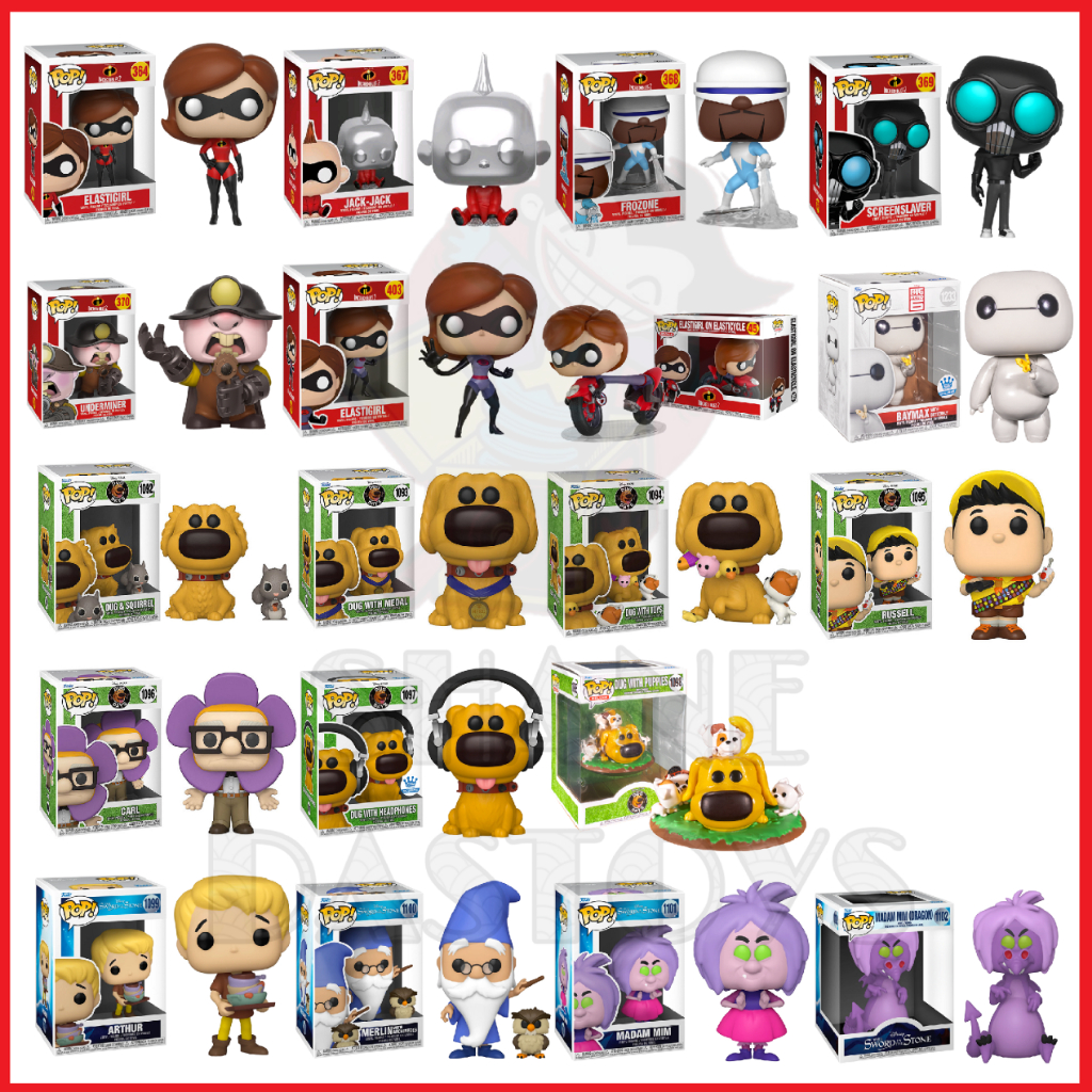 {PRE-ORDER} Funko Pop! Disney : The Incredibles , Dug's Day, Big Hero 6 ...