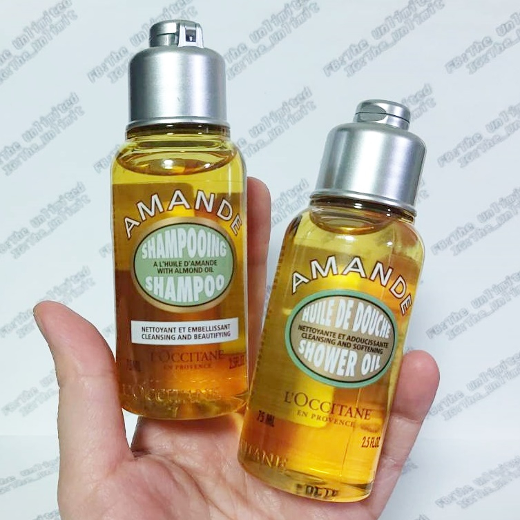 L'occitane Almond Oil Shampoo/ Shower Oil 35ml/ 50ml/75ml | Shopee Thailand