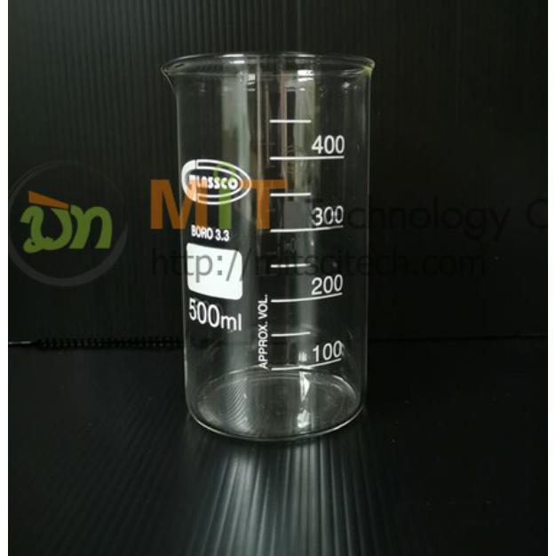 แบบ 10ชิ้น Beaker Tall Form 100ML 250ML 500ML บีกเกอร์แก้ว ทรงสูง ...