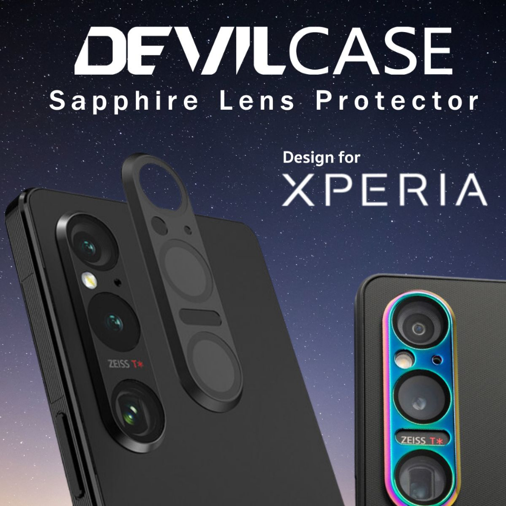 กระจกกันรอย เลนส์กล้อง Devilcase Sapphire Lens Protector สำหรับ Xperia ...