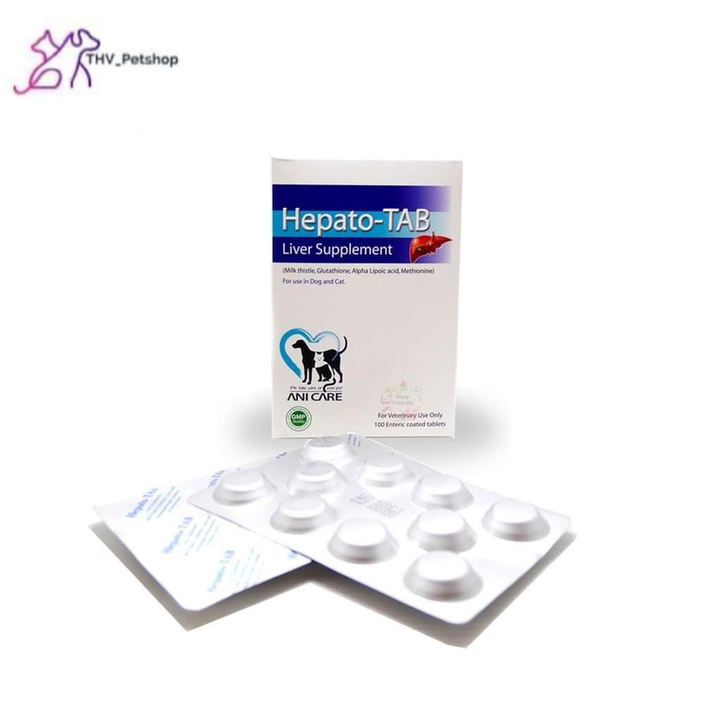 Hepato Tab Exp.22/5/2024 อาหารเสริม บำรุงตับ สำหรับ สุนัข และ แมว Liver ...