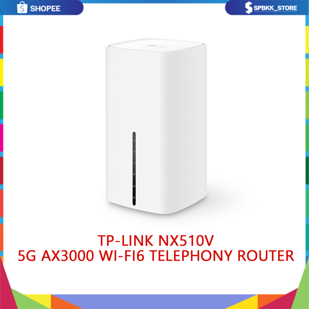 TP-Link NX510v 5G AX3000 WI-FI6 Telephony Router เราเตอร์ใส่ซิม 5G/4G ...
