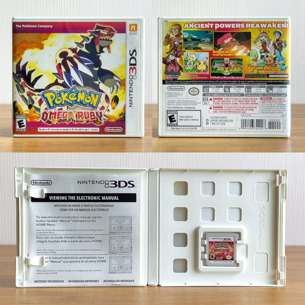 ตลับแท้ Nintendo 3DS โซน US : Pokemon X / Y / Sun / Moon / Ultra Sun / Ultra Moon / Alpha ...