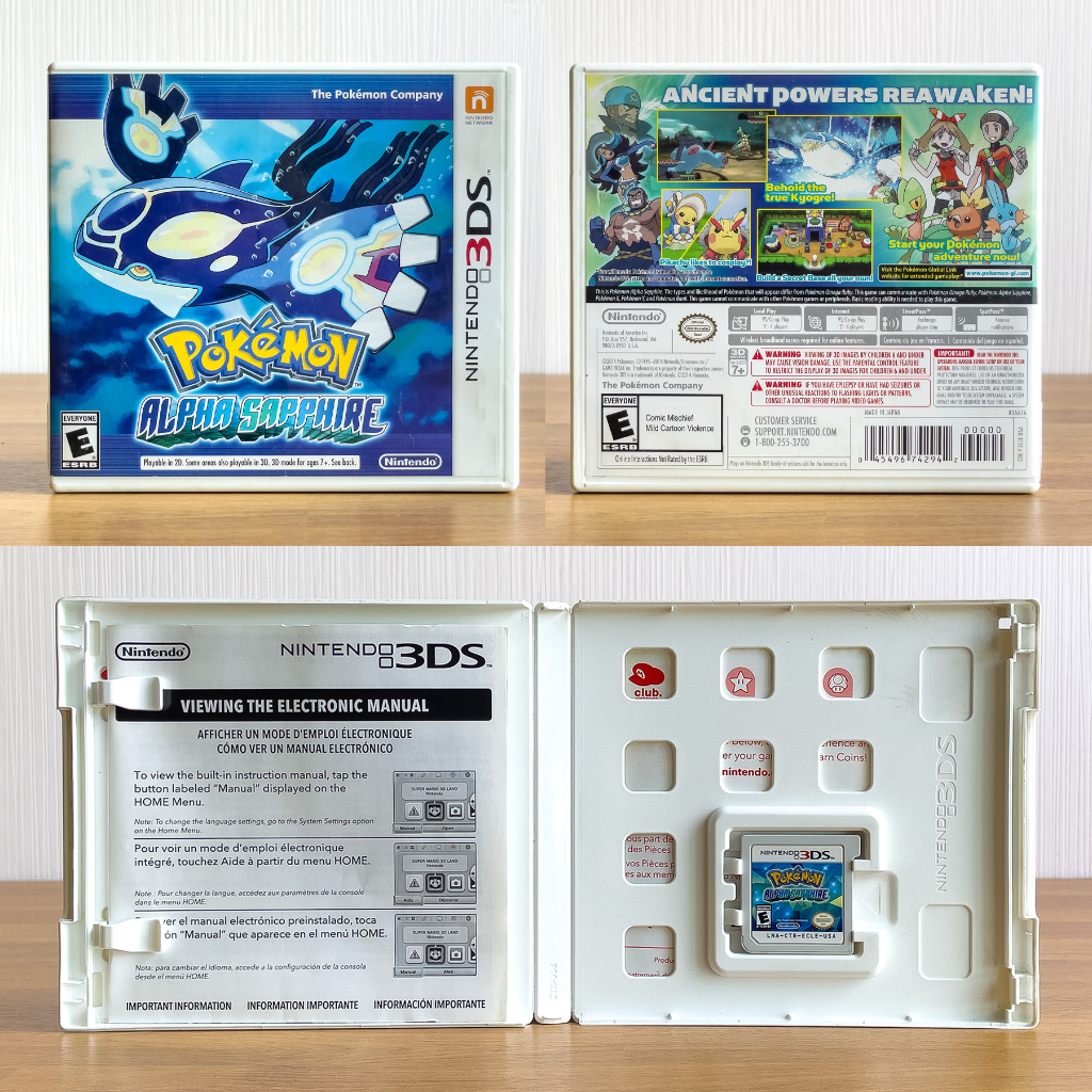 ตลับแท้ Nintendo 3DS โซน US : Pokemon X / Y / Sun / Moon / Ultra Sun / Ultra Moon / Alpha ...