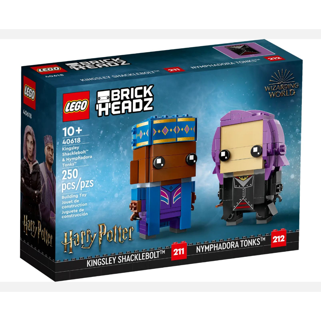 LEGO® Harry Potter™ Kingsley Shacklebolt™ & Nymphadora Tonks™ figures ...
