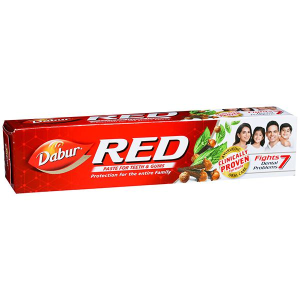Dabur Red Tooth Paste Ayurveda Toothpaste 200G ยาสีฟันสมุนไพร กานพลู ...