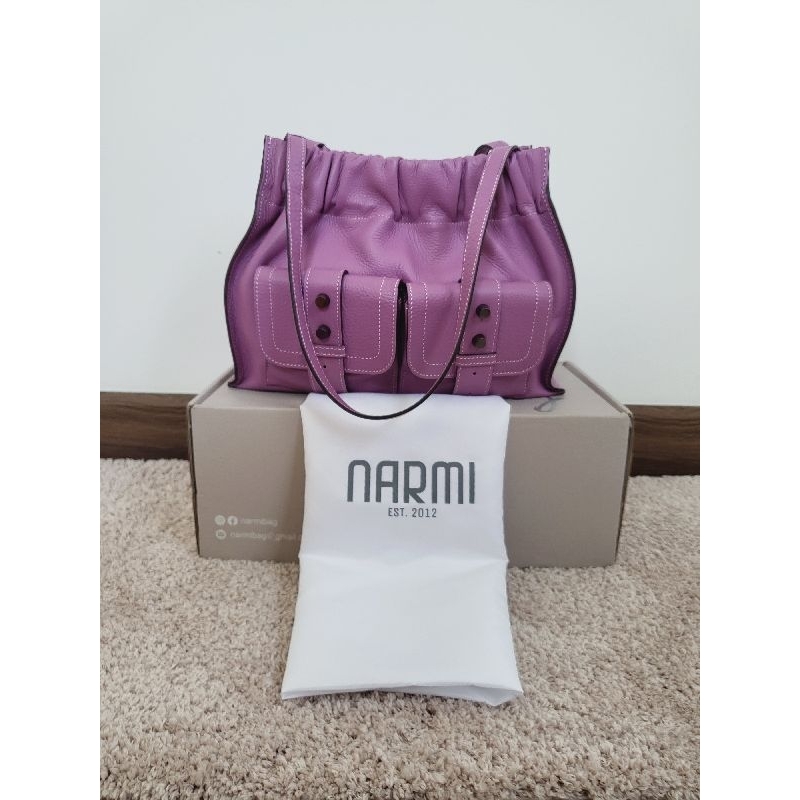 [มือสอง/Used] Narmi // Dumpling สี Lilac | Shopee Thailand