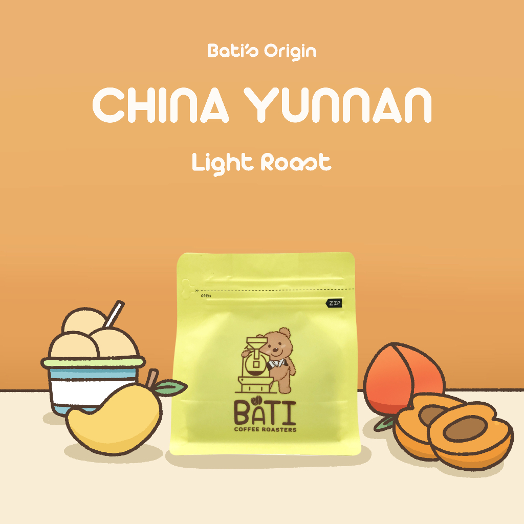 Bati Coffee Roasters เมล็ดกาแฟ คั่วอ่อน - BATI'S CHINA YUNNAN【Single ...