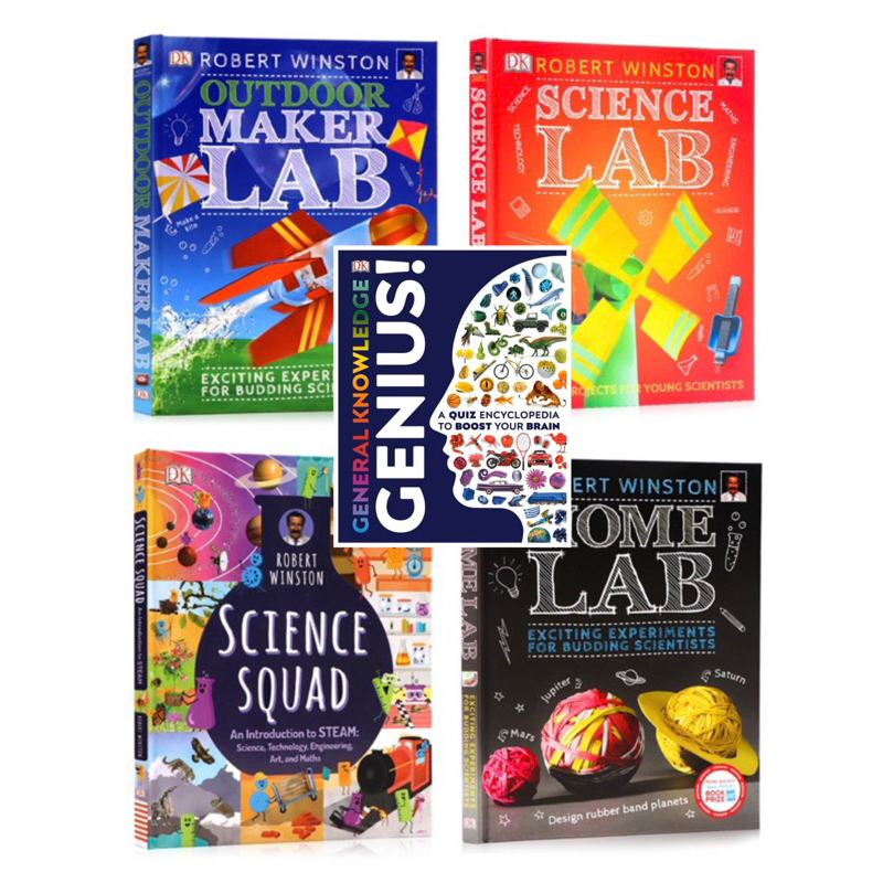 DK STEM Home/Outdoor Maker/Science Lab/Squad STEAM ,Hardcover Ages: 8 ...