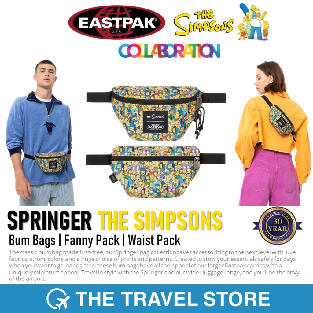 EASTPAK x The Simpson Springer Bum Bags | Fanny Pack | Waist Pack ...