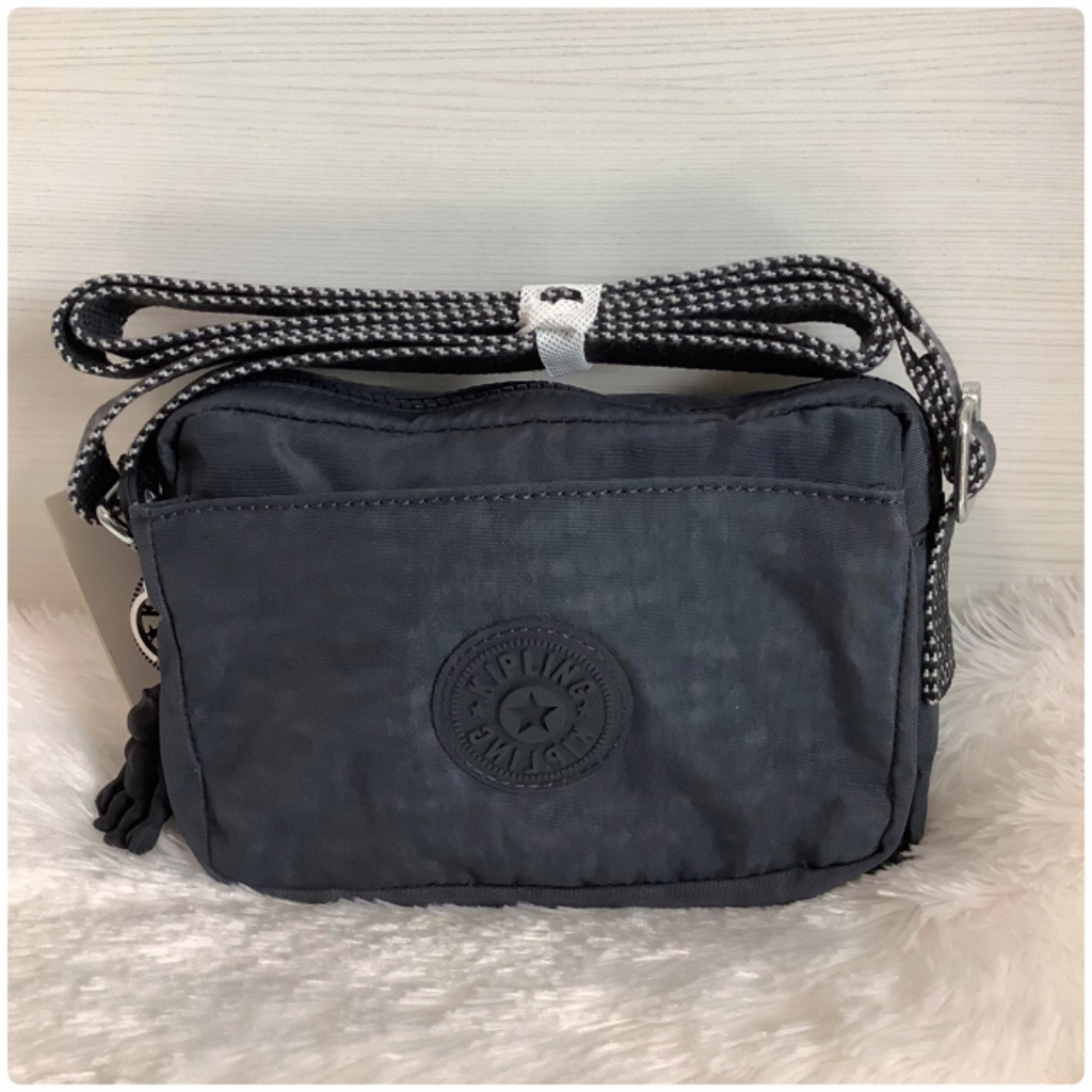 พร้อมส่ง Kipling Abanu @ Night Grey ของแท้ | Shopee Thailand