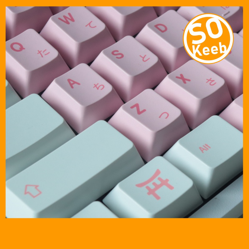 Cherry Blossom Keycaps ปุ่มกดสําหรับ Mechanical Keyboard PBT Cherry ...