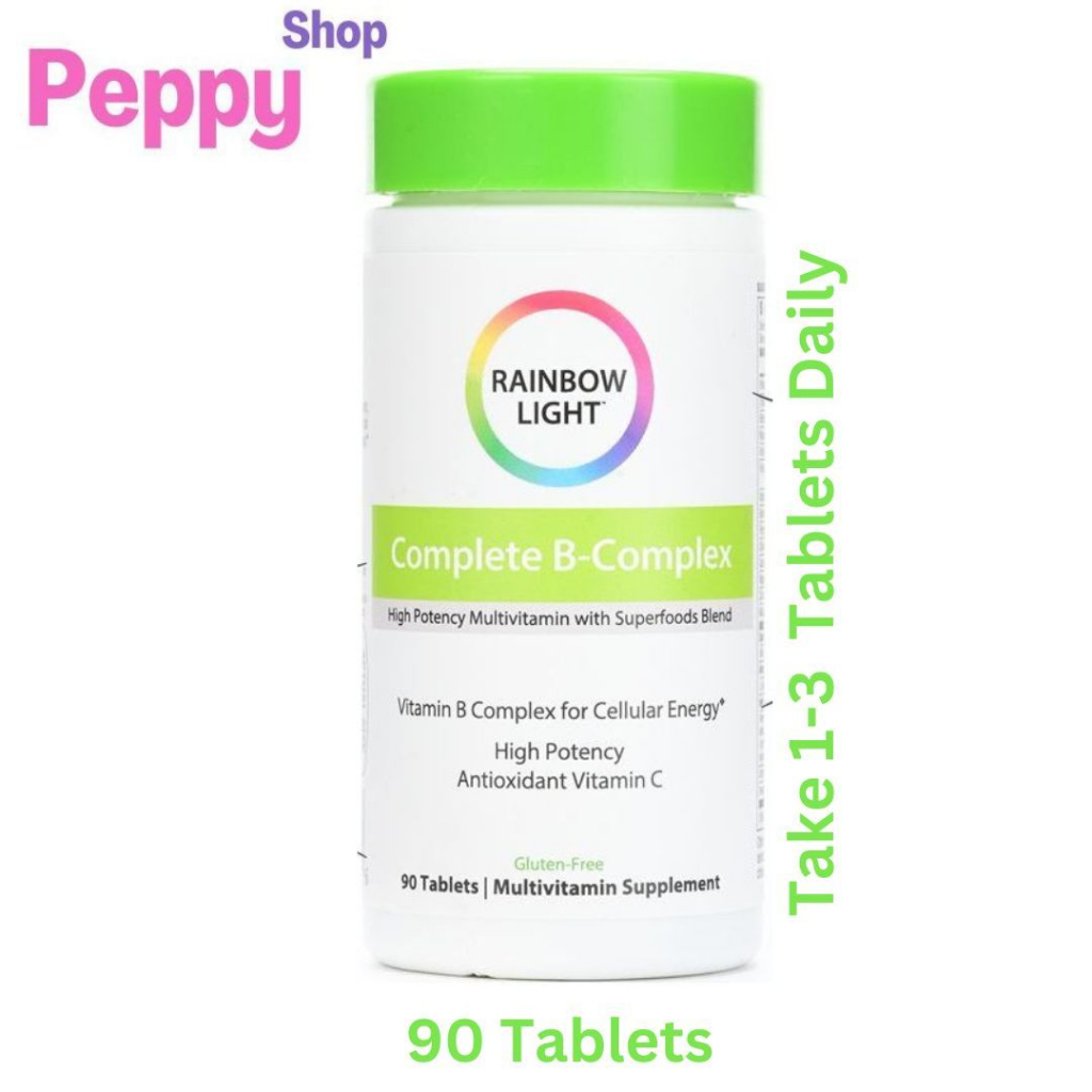 Rainbow Light Complete B-Complex™ 90 Tablets วิตามินบีคอมเพล็กซ์ วิตามิ ...