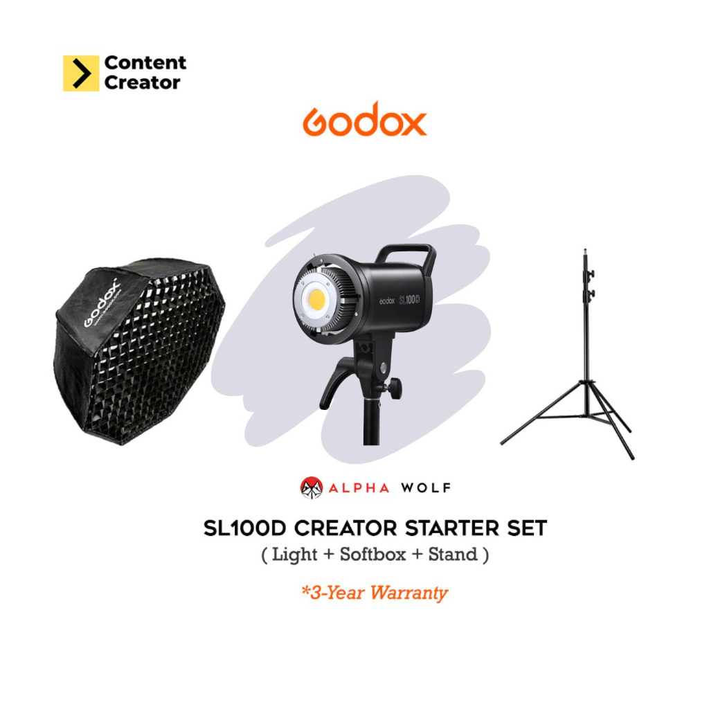 Godox SL100D Studio Light Set ชุดไฟสตูดิโอครบเซ็ต ประกอบด้วย Godox ...