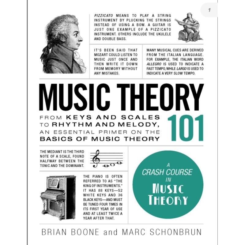 หนังสือ MUSIC THEORY 101 A Crash Course In Music Theory (English ...
