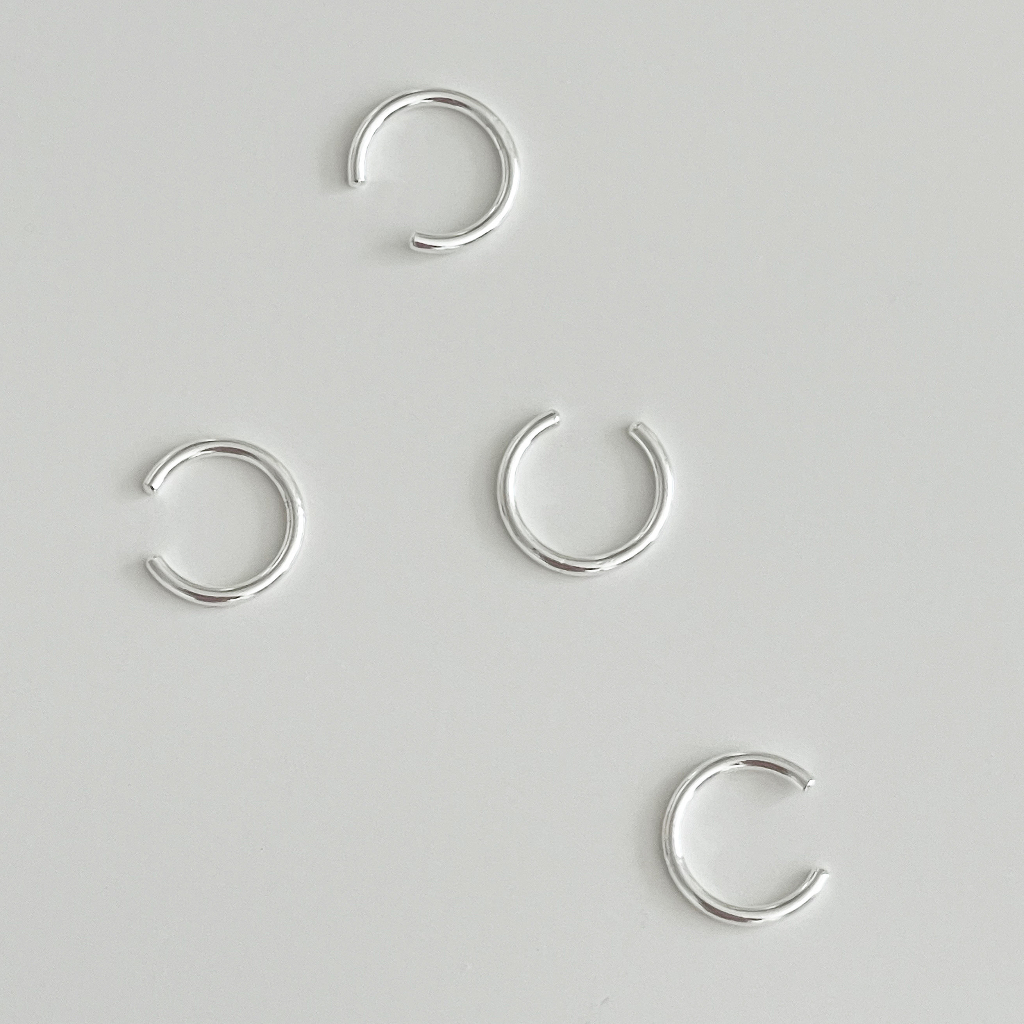 (earcuff) : PLAIN 1.2MM EARCUFF SILVER925 / ต่างหูหนีบเงินแท้ ต่างหูหนีบเกลี้ยง (ราคาต่อชิ้น ...