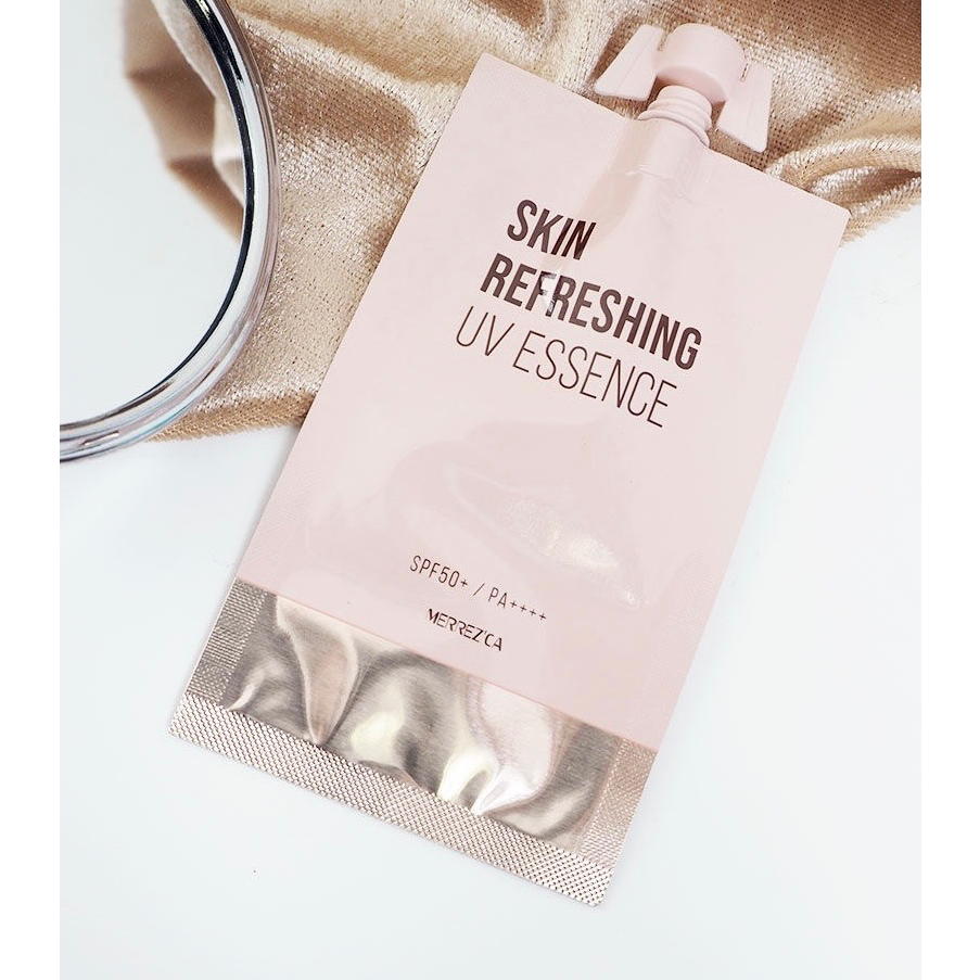 Merrezca Skin Refreshing UV Essence SPF50+/PA++++ เมอเรสก้า กันแดดเนื้อ ...
