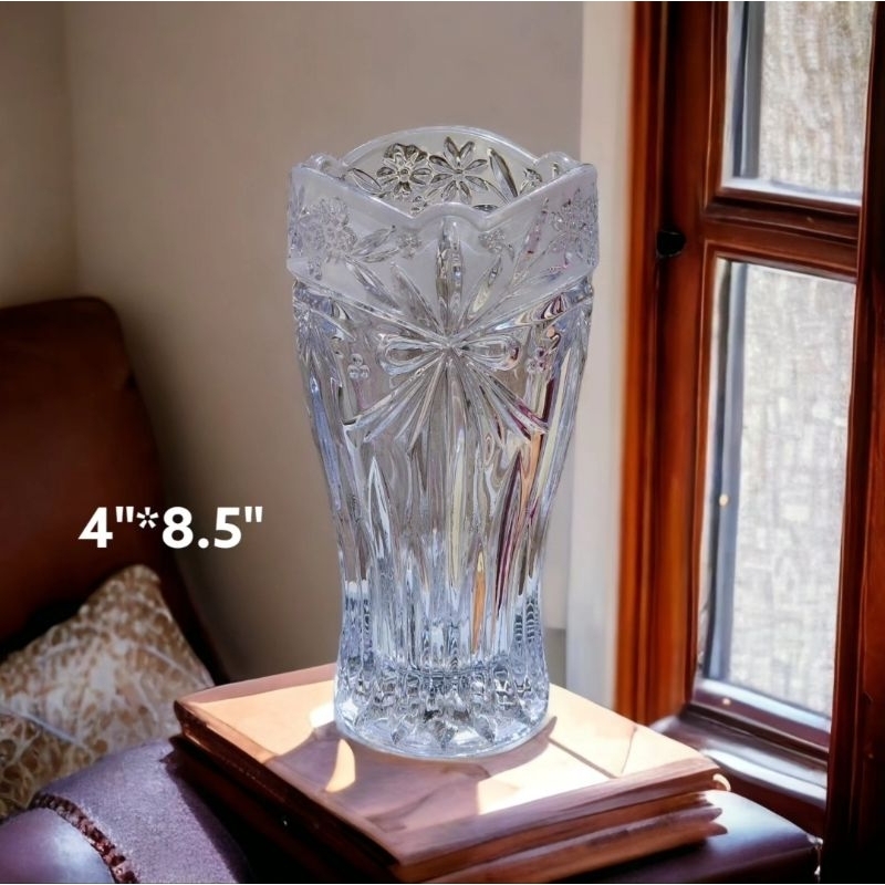 Soga crystal vase แจกันคริสตัล Soga Japan ลายน่ารักสุดๆ | Shopee Thailand