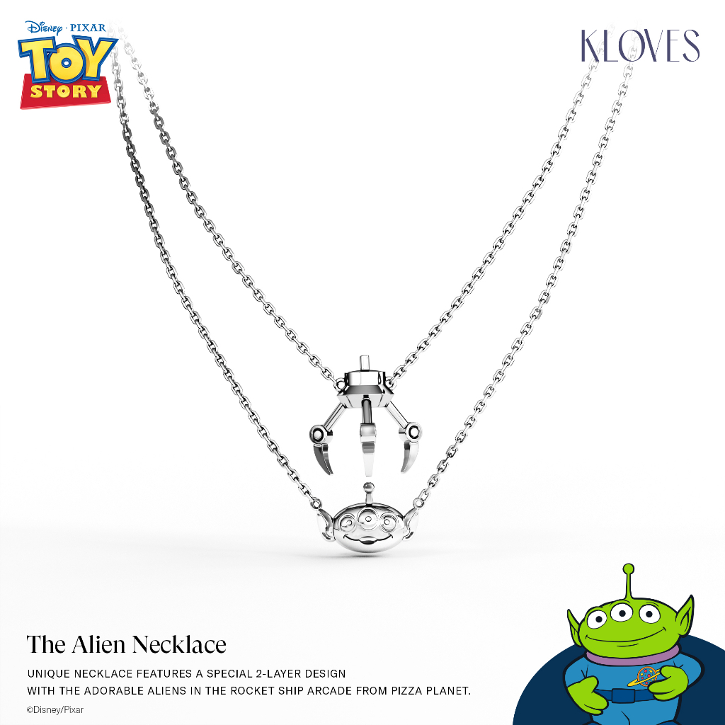 KLOVES - Disney Pixar Toy Story | The Alien Necklace สร้อยคอเอเลี่ยน ...