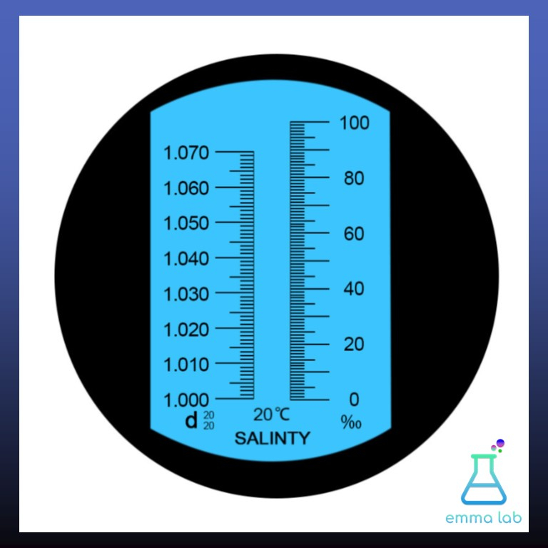 Salinity Refractometer เครื่องวัดความเค็ม 0-100% PPT | Shopee Thailand