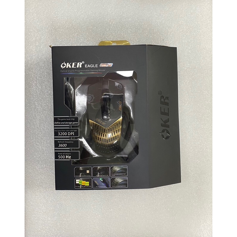 เม้าส์ Oker G16 Gaming Mouse | Shopee Thailand