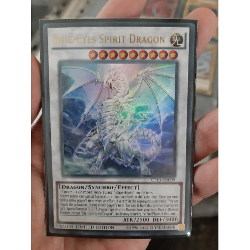 การ์ดยูกิ yu-gi-oh! blue eyes spirit dragon ct13 en009 | Shopee Thailand