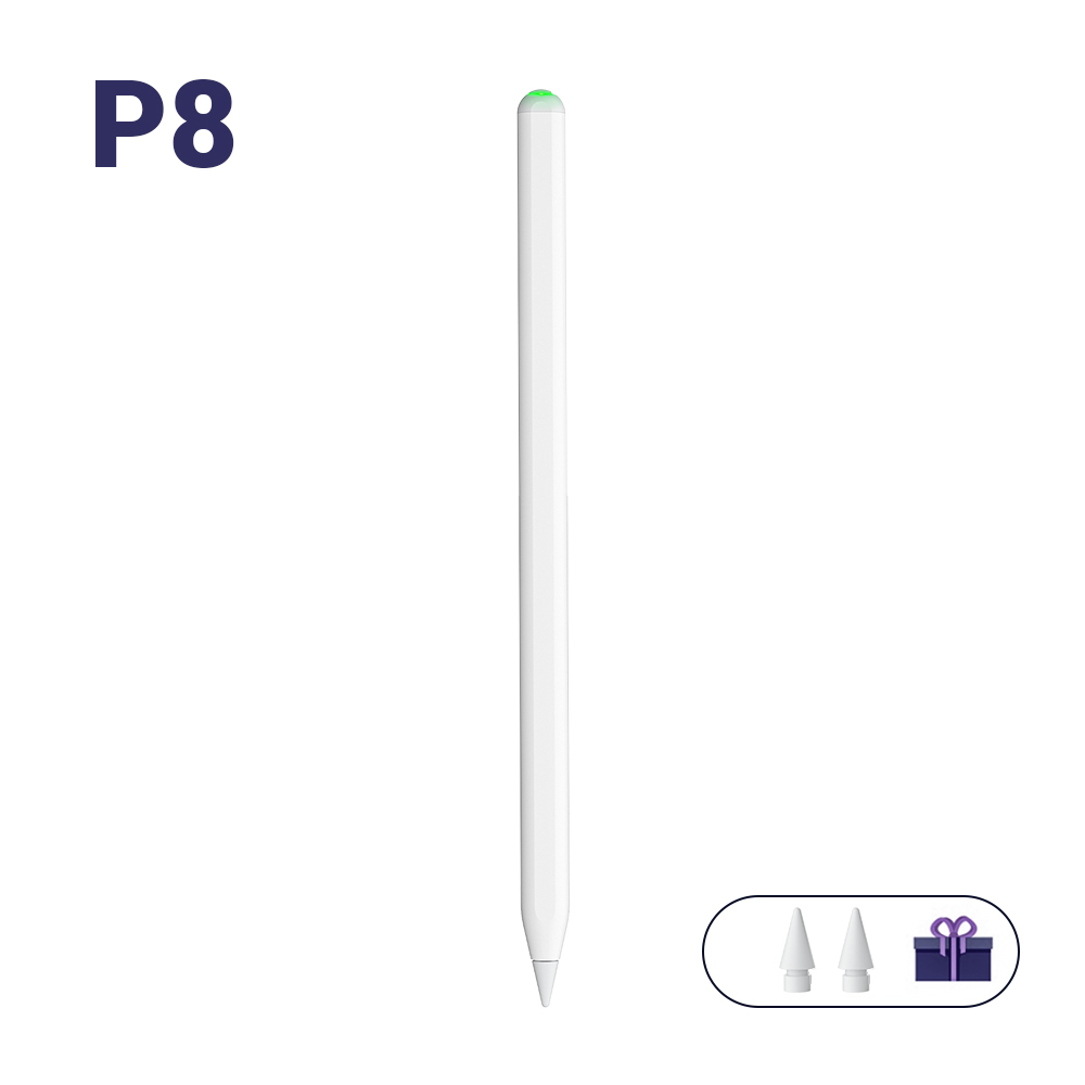 【การชาร์จแบบแม่เหล็ก】 ปากกาไอแพด P8วางมือบนจอ+แรเงาได้ ปากกาทัชสกรีน ...