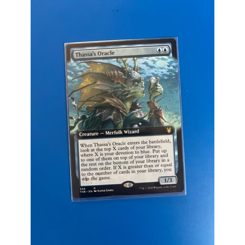 การ์ด MTG Thassa’s Oracle Blue Magic the gathering rare EDH รุ่น THB ...