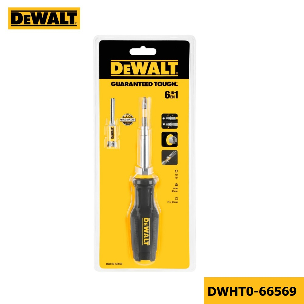 DEWALT รุ่น DWHT0-66569 ไขควง MaxFit 6-in-1 Multi-Bit Screwdriver ...