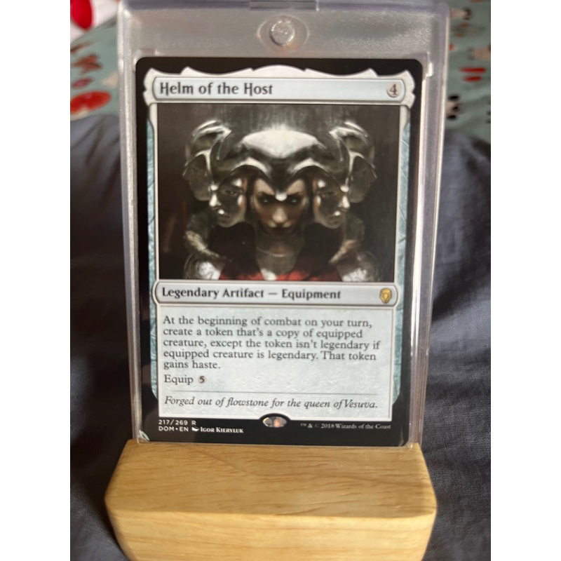การ์ด MTG Helm of the Host Artifact Magic the gathering EDH รุ่น DOM ... การ์ด MTG Helm of the Host Artifact Magic the gathering EDH รุ่น DOM ...