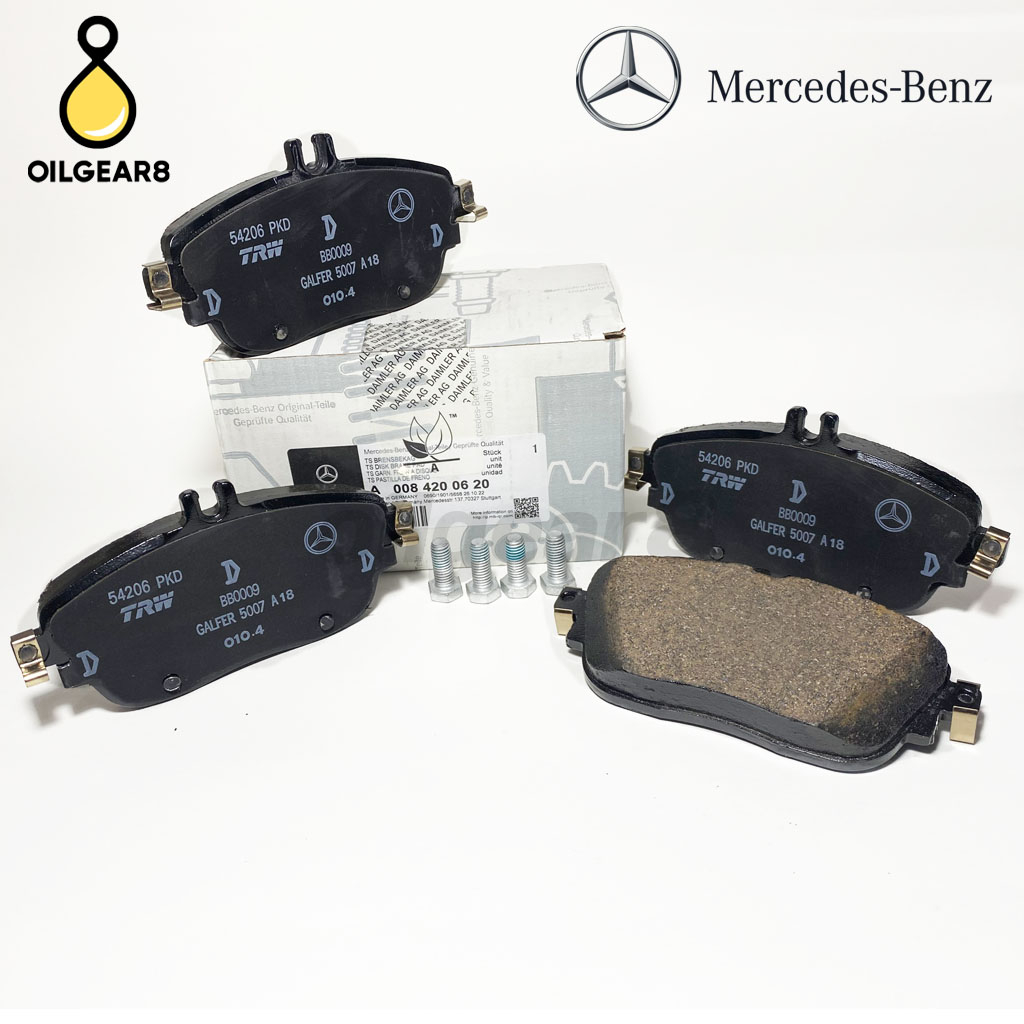BENZ แท้ ผ้าเบรคหน้า รุ่น W176 W117 W246 W156 เบอร์ 0004203002 ...