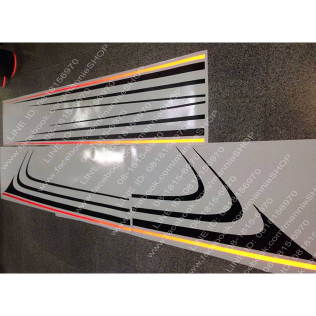 สติ๊กเกอร์งานตัดคอม ลายแบบคล้ายๆ ลายข้างของ MAZDA BT50 Pro Edition BT ...