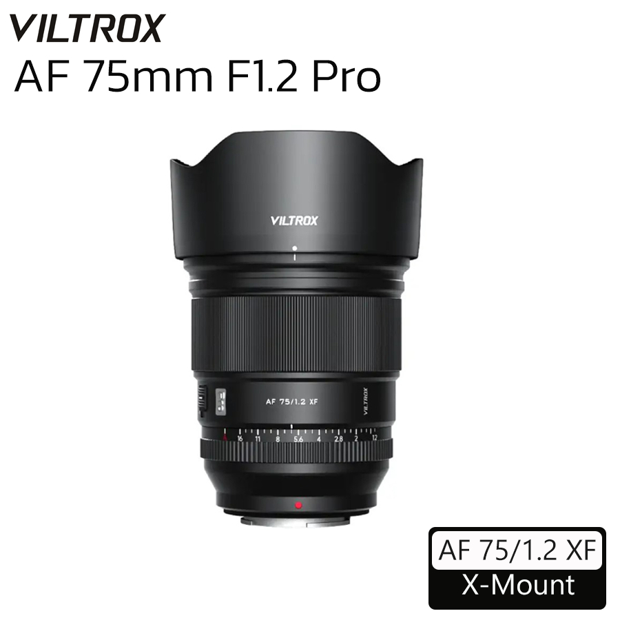 Viltrox AF 75mm f/1.2 XF Pro Autofocus Lens สำหรับกล้องมิเลอร์เลส Fujifilm [X-mount] | Shopee ...