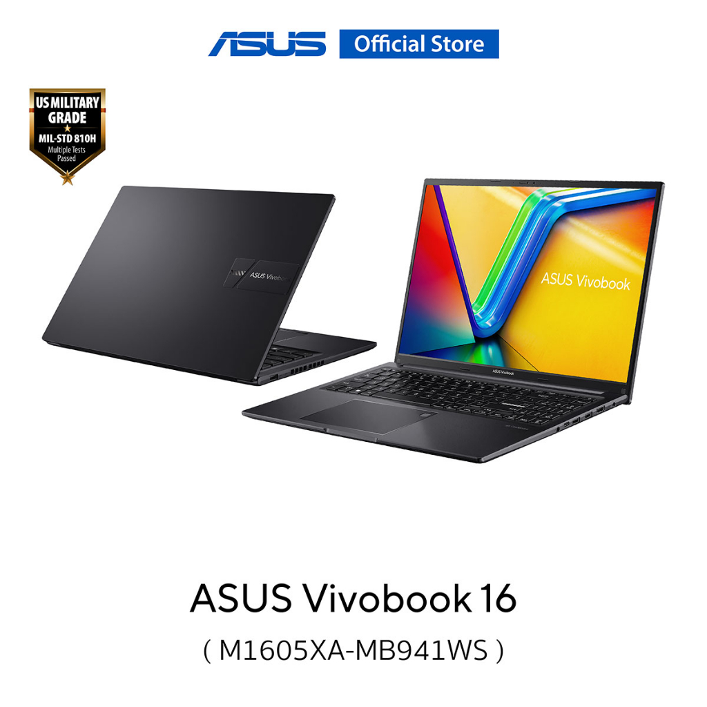 ASUS Vivobook 16 (M1605XA-MB941WS), thin and light laptop, 16 Inch ...