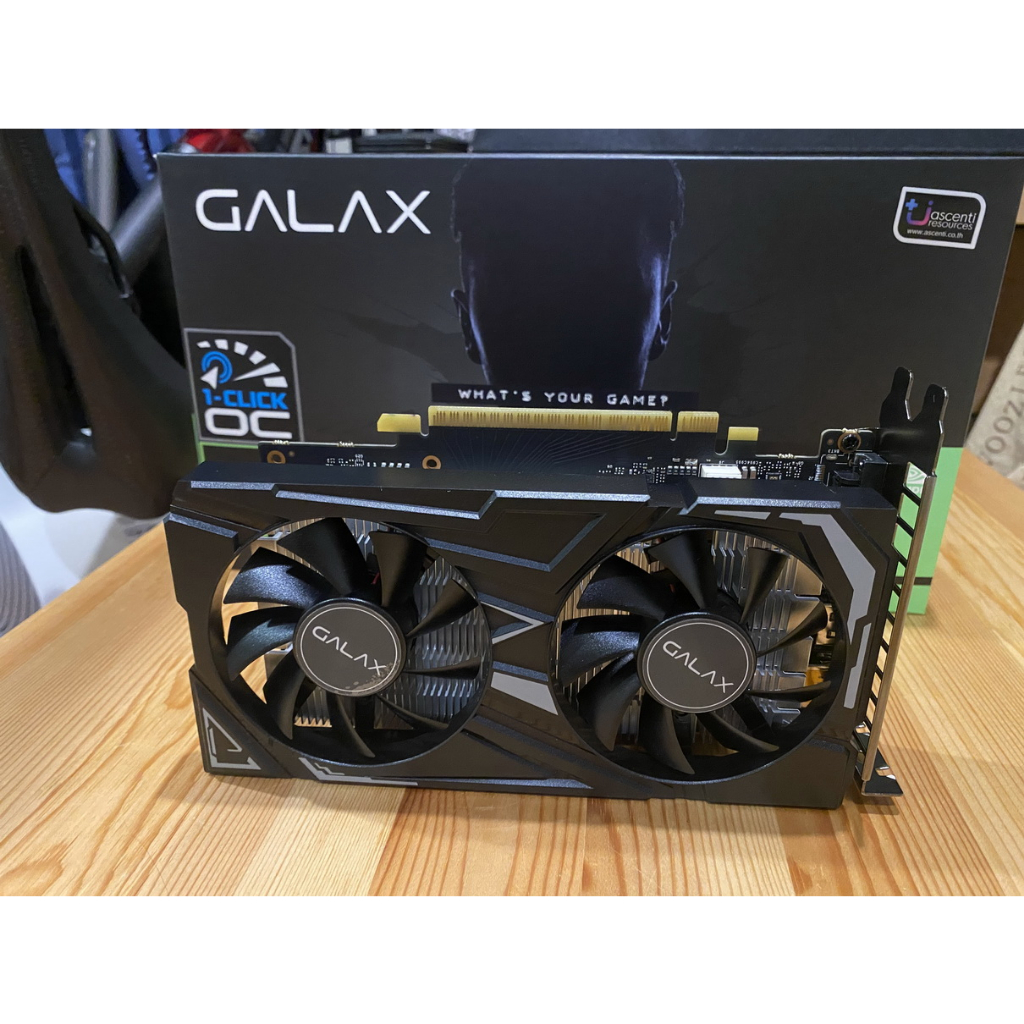 GALAX GEFORCE GTX 1650 EX (1-CLICK OC) 4GB GDDR6 มือสอง แค่แกะเทส มี ...