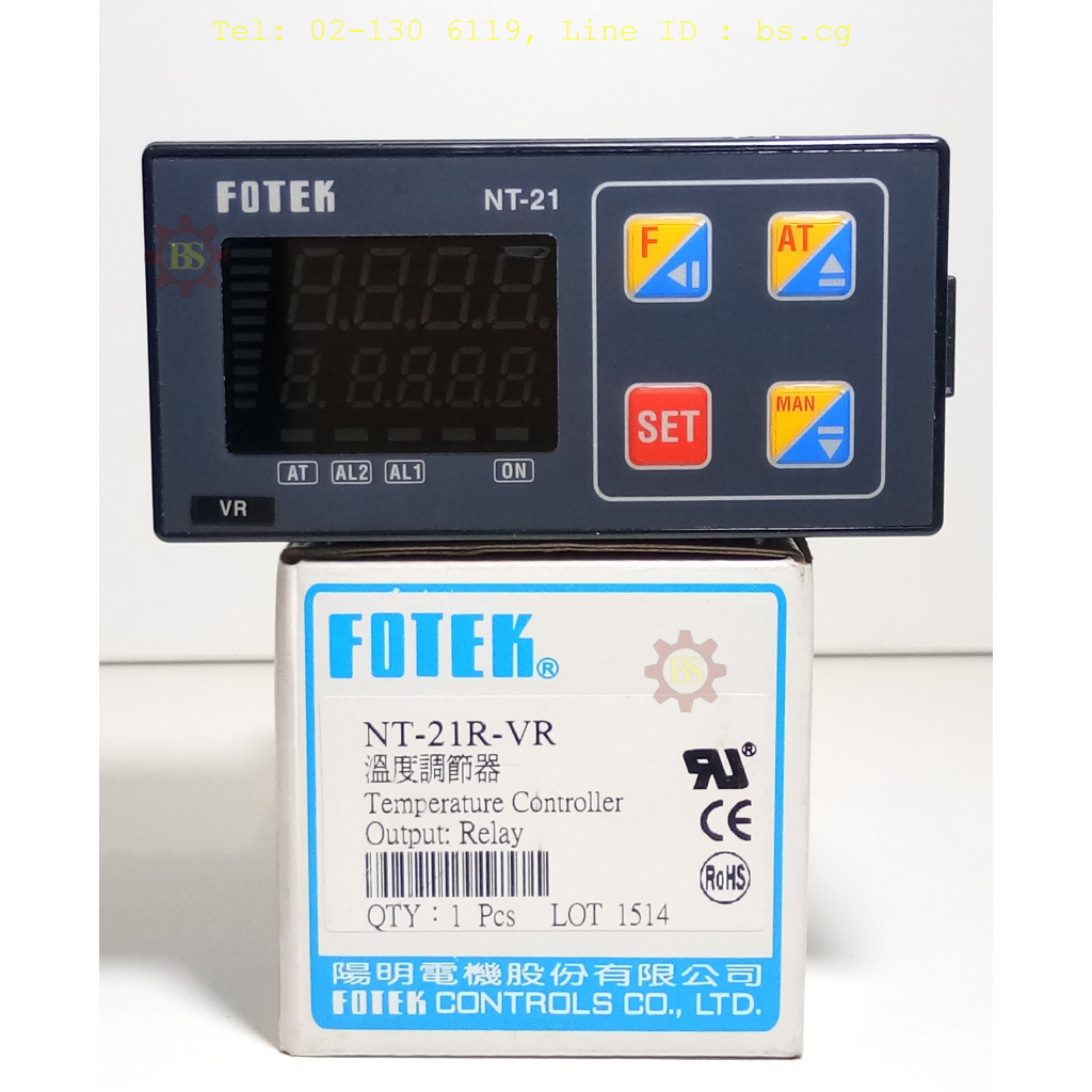 FOTEK : Temperature Controller Output: Relay NT-21R-VR *สินค้าเเท้จาก ...