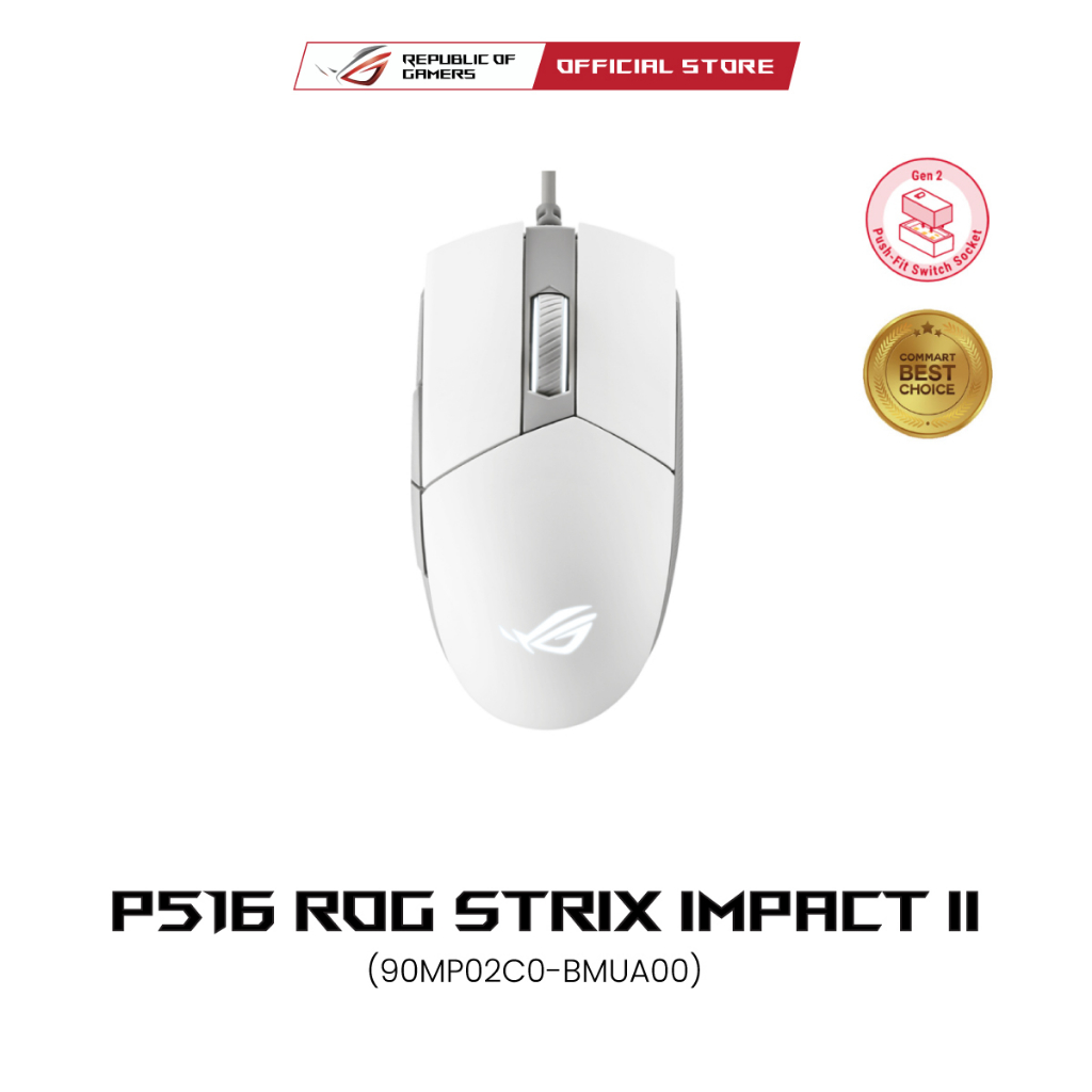 ASUS P516 ROG STRIX IMPACT II Moonlight White (90MP02C0-BMUA00 ...