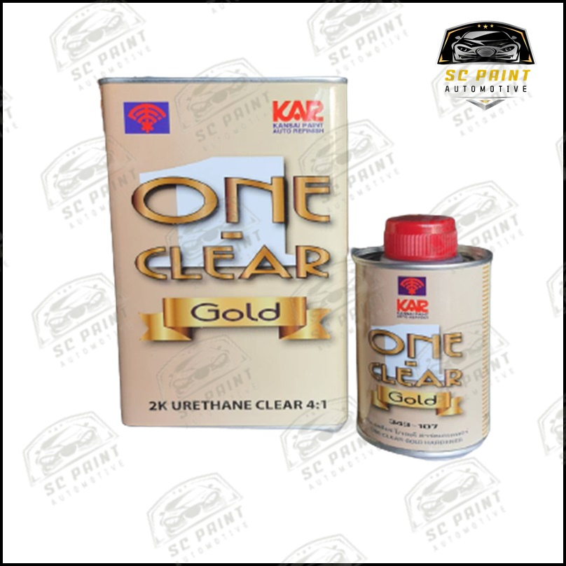 แลคเกอร์ ONE-CLEAR 4:1 2K แลคเกอร์เคลือบเงารถยนต์ | Shopee Thailand