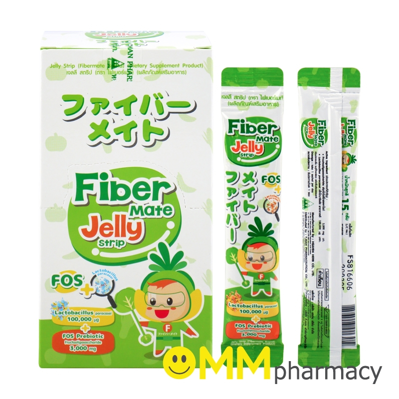 FIBER MATE JELLY STRIP 15G.10ซอง/กล่อง | Shopee Thailand