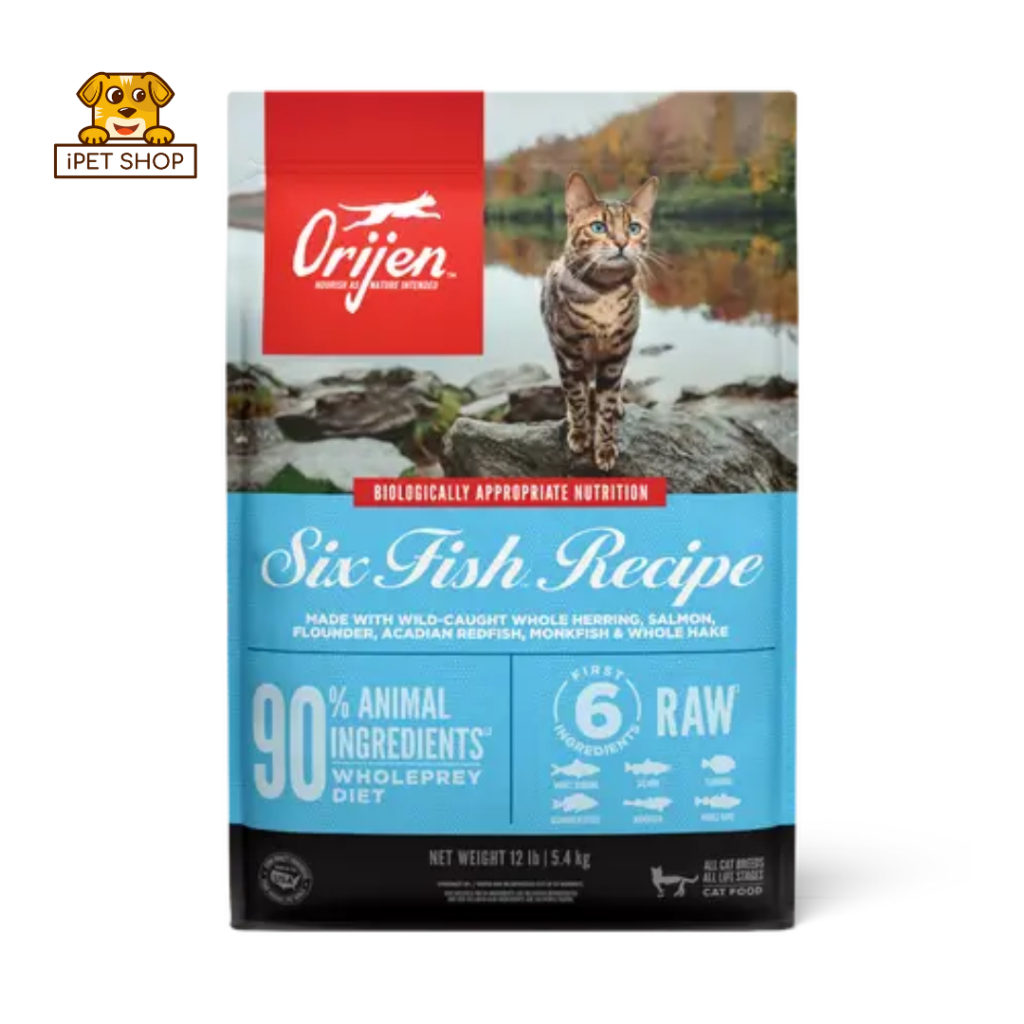 Orijen Six Fish Cat โอริเจน อาหารเม็ดสำหรับแมวระดับรางวัลชนะเลิศ สูตร ...