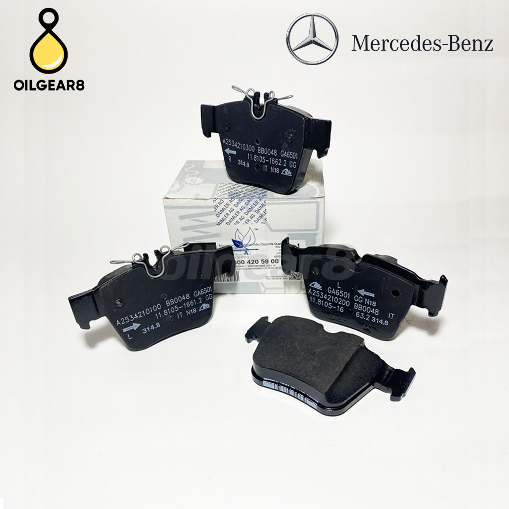 BENZ แท้ ผ้าเบรคหลัง รุ่น W205 W253 เบอร์ 0004205200 0004205900 ...