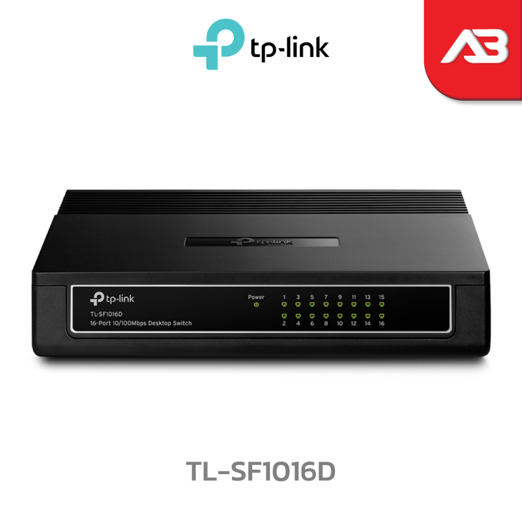 TP-Link 16-Port 10/100Mbps Desktop Switch รุ่น TL-SF1016D | Shopee Thailand