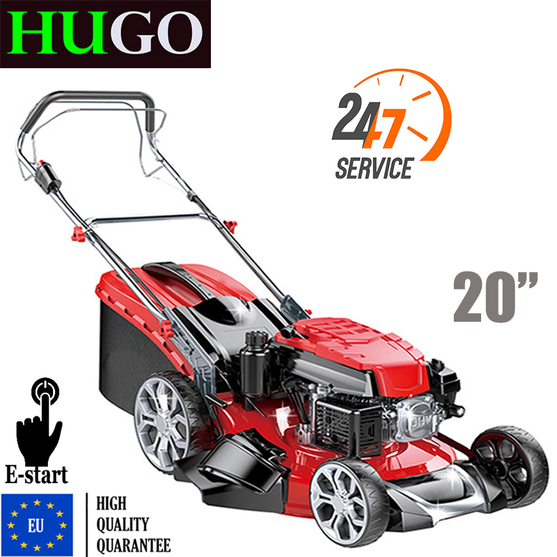 เครื่องตัดหญ้า 20" สตาร์ทไฟฟ้า 5.5HP HUGO BS51De-2L + HONDA 4T SAE30 ...
