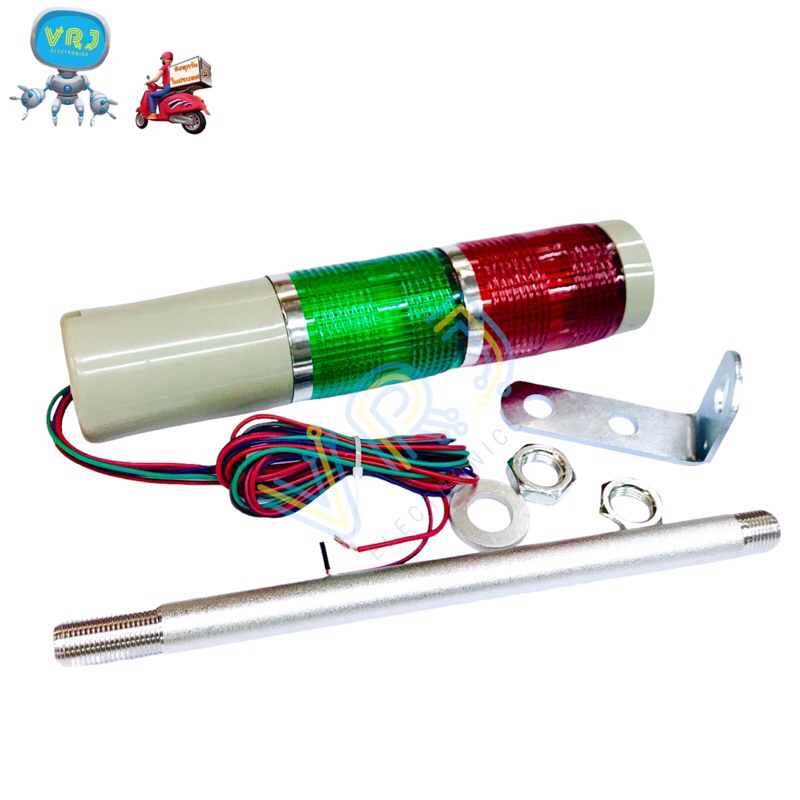 รุ่น LTA-205-2W-LTA-205-2WJ ไฟสัญญาณ LED(Tower Light)หลอดไฟLED 2 สี ...