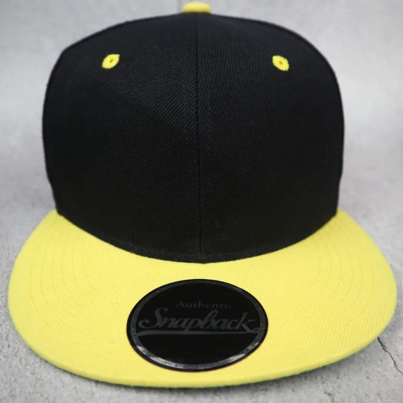 หมวกสองสีหน้าเปล่า Authentic Snapback | Shopee Thailand