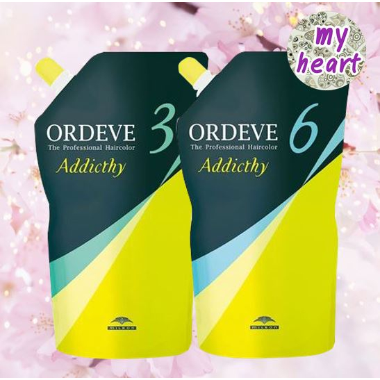 Milbon Ordeve Addicthy Crème Developer 3/6 1000 ml ไฮโดเยนสำหรับผสมสี | Shopee Thailand